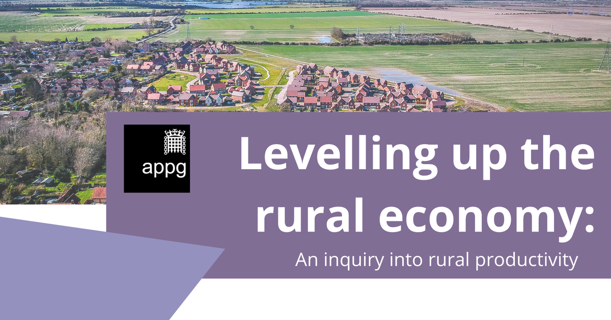 Parliamentary group launches major report into rural economy • CLA